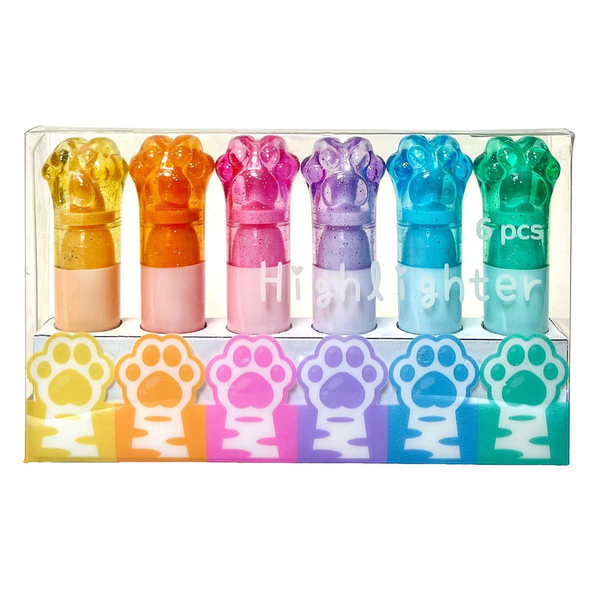 Paw Print Highlighters – Streamline Imagined Wholesale