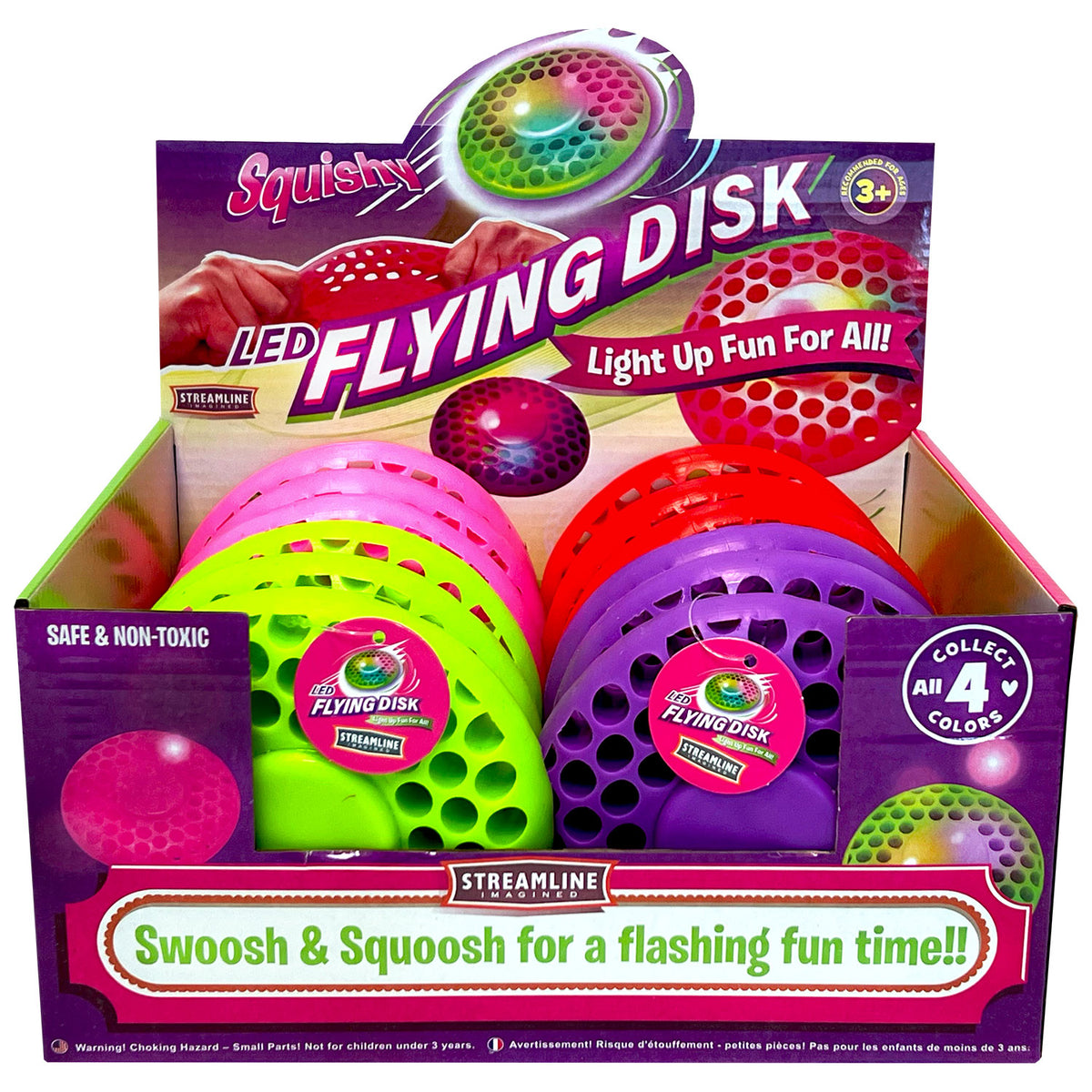 Squishy LED Frisbee – Streamline Imagined Wholesale