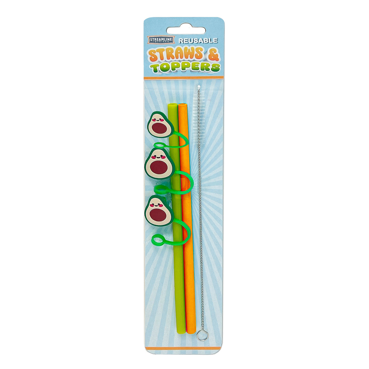 Straw Cover Sets - Avocado – Streamline Imagined Wholesale