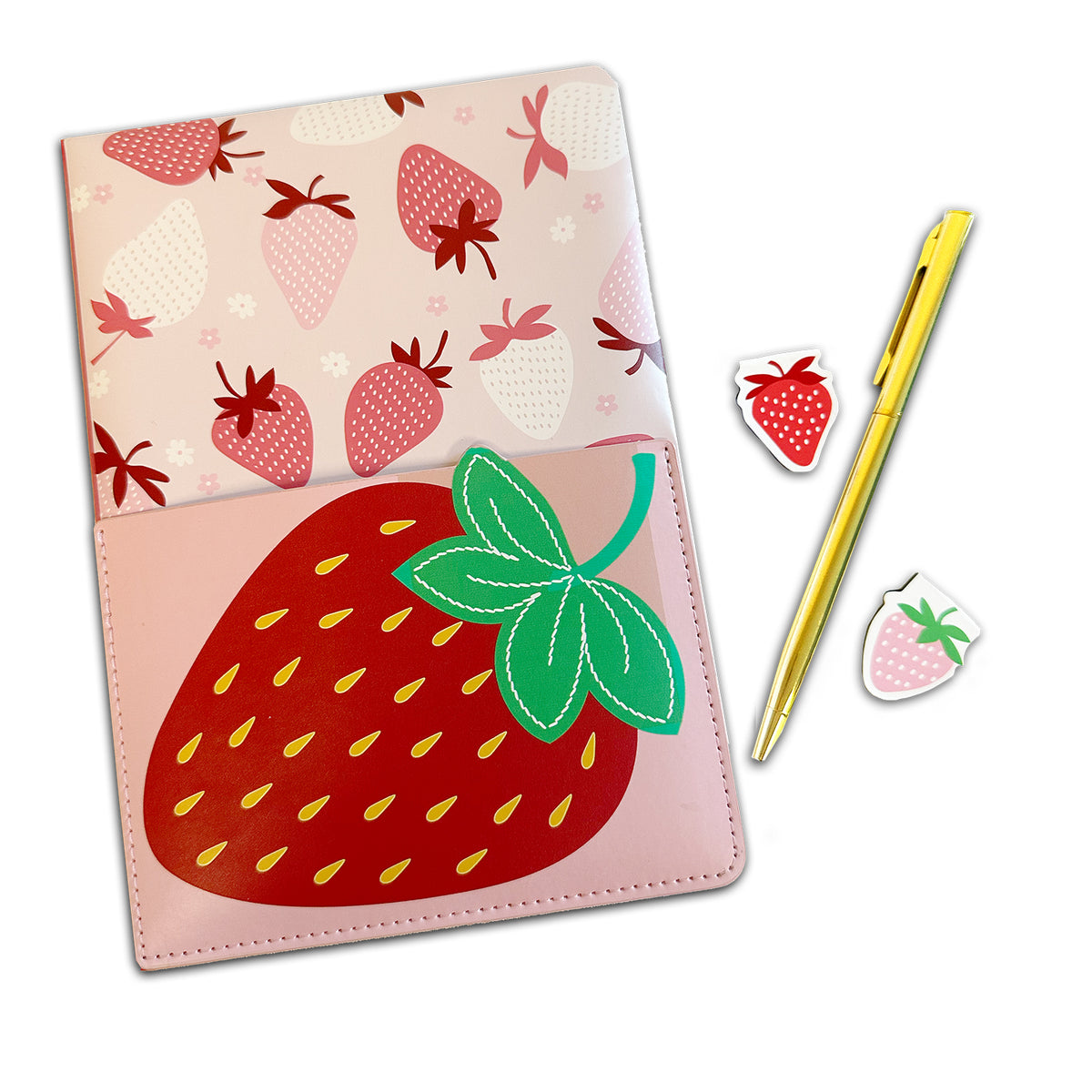 Strawberry Pocket Journal – Streamline Imagined Wholesale