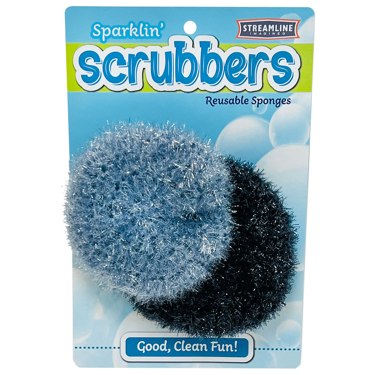 Sparkle Scrubby Sponges - Fashion Grey – Streamline Imagined Wholesale