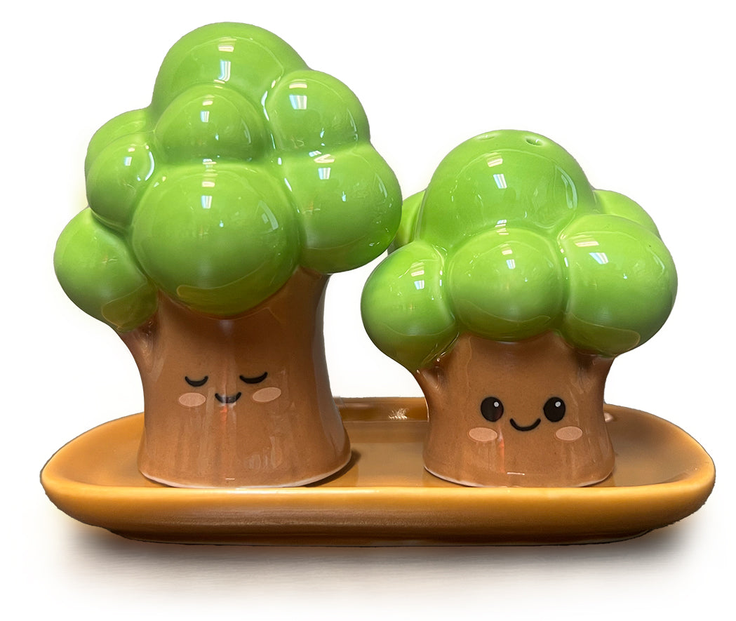 Grove Trees Salt & Pepper Set w/ Plate – Streamline Imagined Wholesale